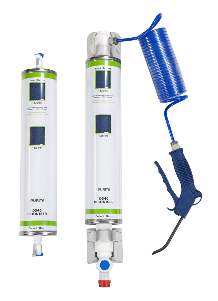 DEIONISER PURITE LABWATER 1 WITH CARTRIDGES AND HOSE/TRIGGER DISPENSER ...