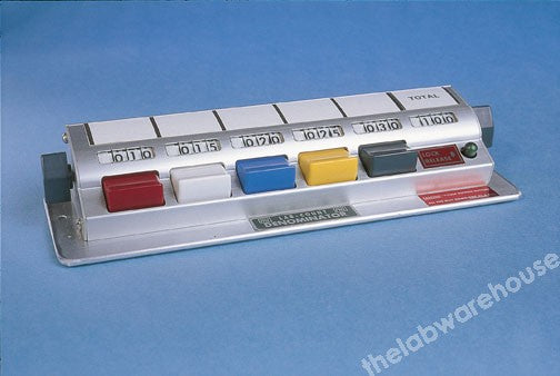 TOTALISING COUNTER 6 UNIT BENCH MOUNTING – thelabwarehouse.com