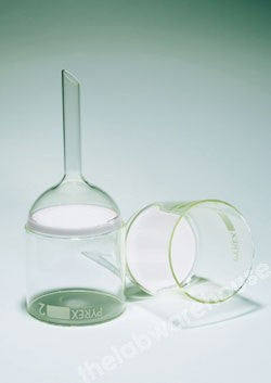 BUCHNER FUNNEL PYREX SINTERED GLASS 175MM DISC POR. 4 3L ...