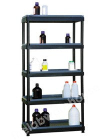 ALL-PLASTIC SHELVING HDPE WITH 5 SHELVES AND PVC SHELF TRAYS ...