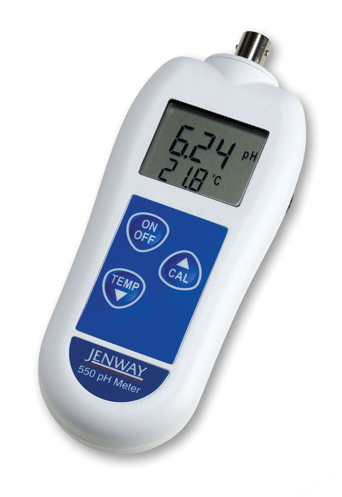 PORTABLE pH METER JENWAY 550 W/OUT ELECTRODE ATC WITH BATTERIES ...
